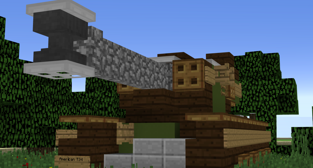 AMERICAN T34 ! In Shematic ! Minecraft Map