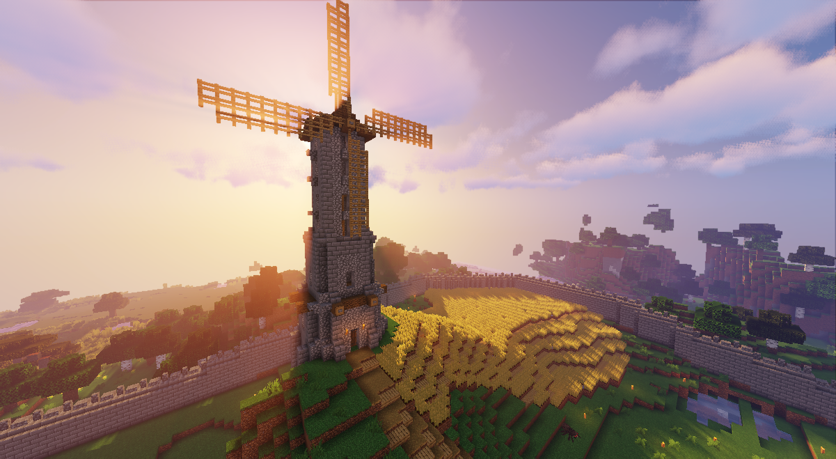 Medieval Windmill Minecraft Map