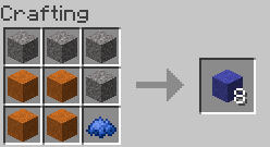Cocrete Powder craftable with red sand Minecraft Mod
