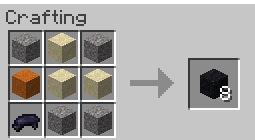Cocrete Powder craftable with red sand Minecraft Mod