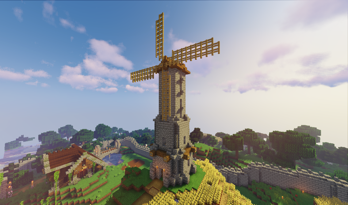 Medieval Windmill Minecraft Map