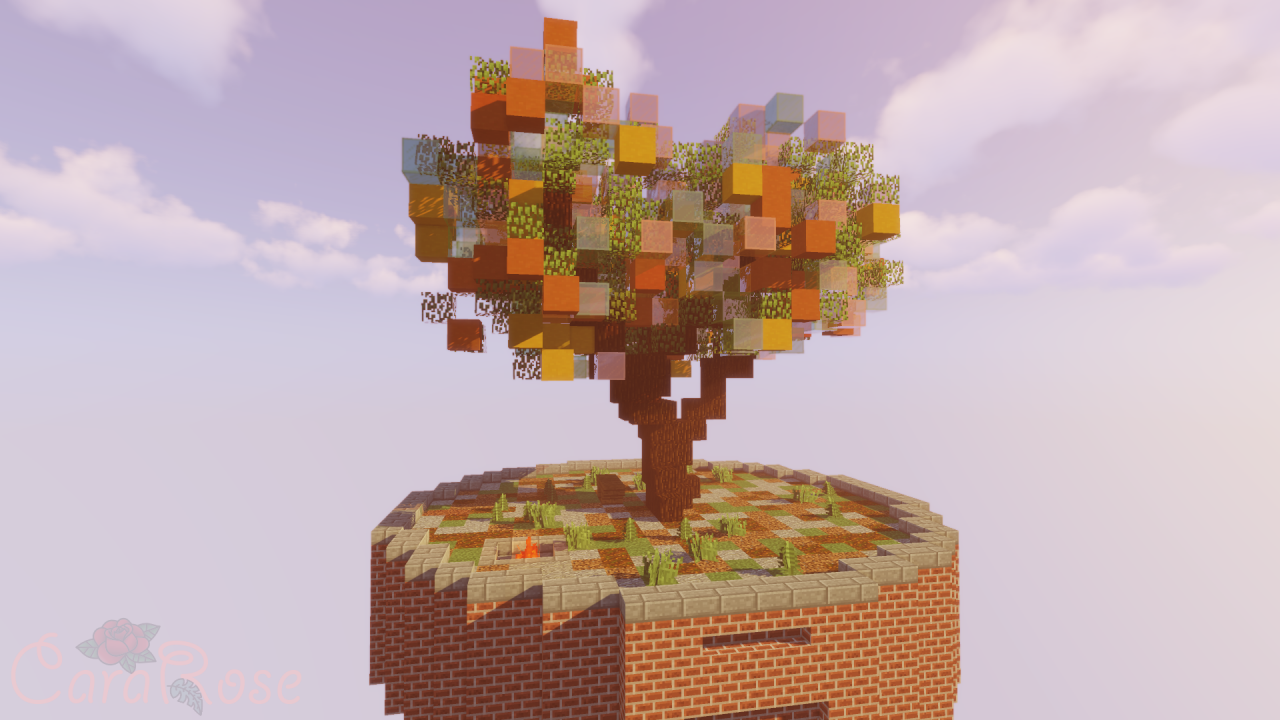 Little Autumn Tree | Minecraft Timelapse Minecraft Map