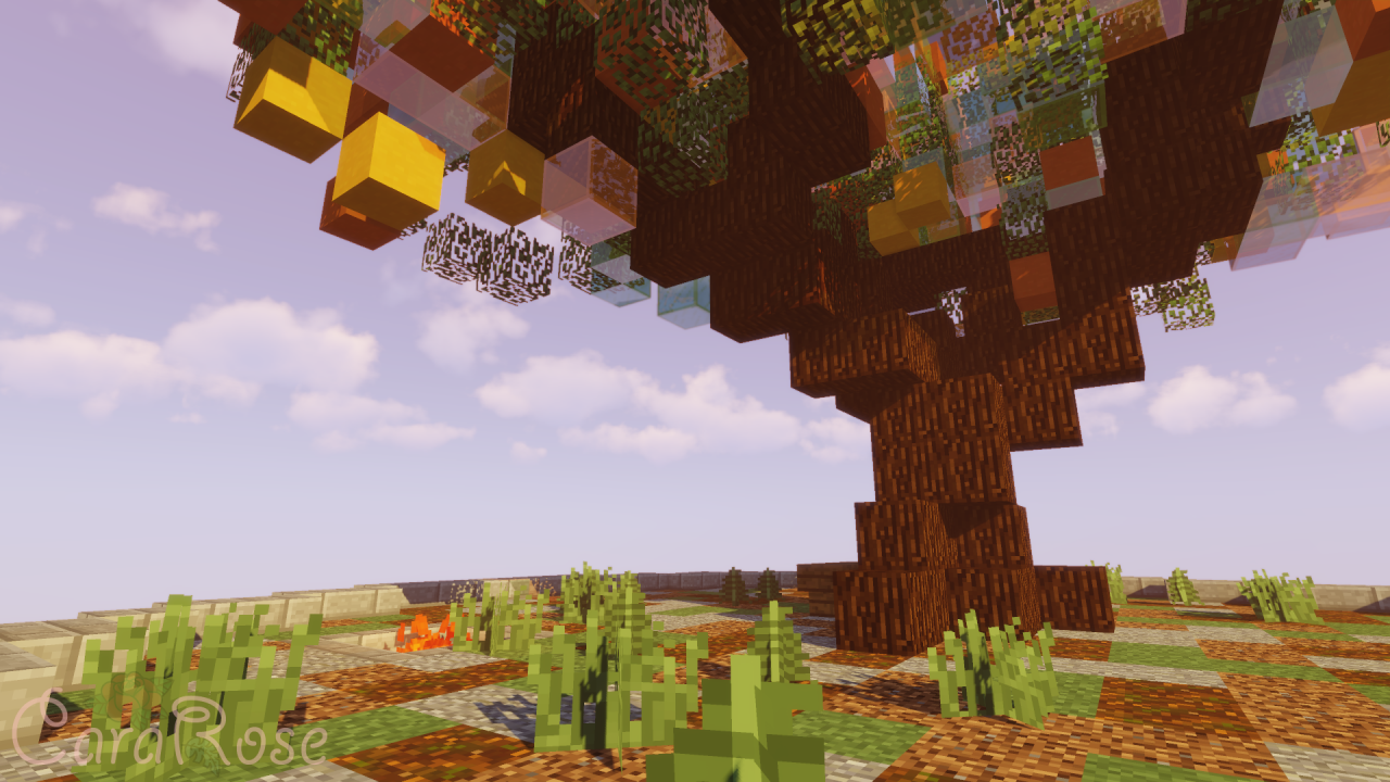 Little Autumn Tree | Minecraft Timelapse Minecraft Map