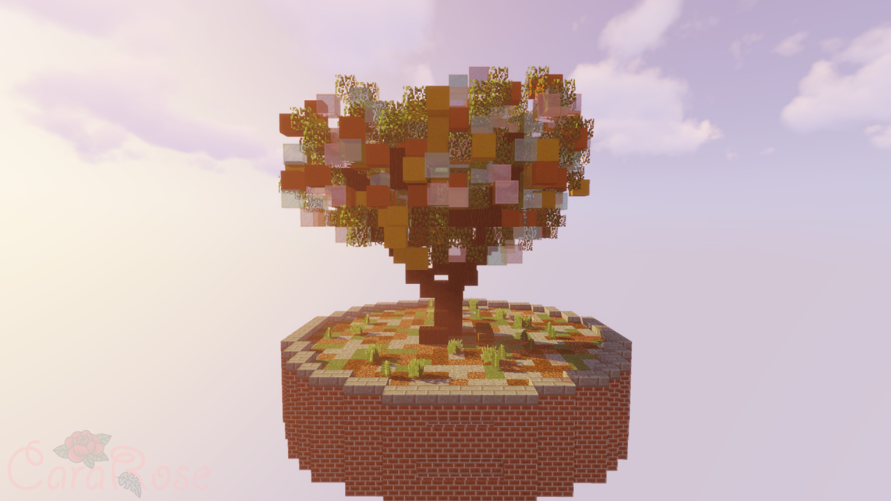 Little Autumn Tree | Minecraft Timelapse Minecraft Map