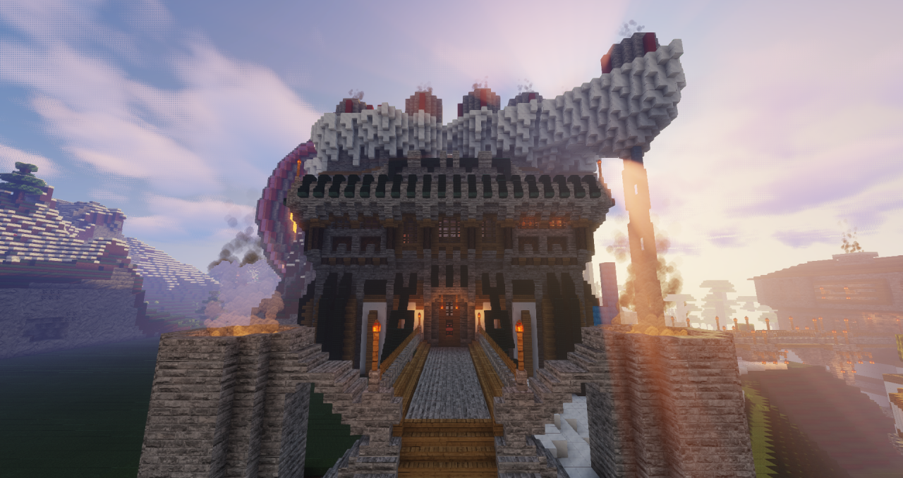 Steam Village Minecraft Map