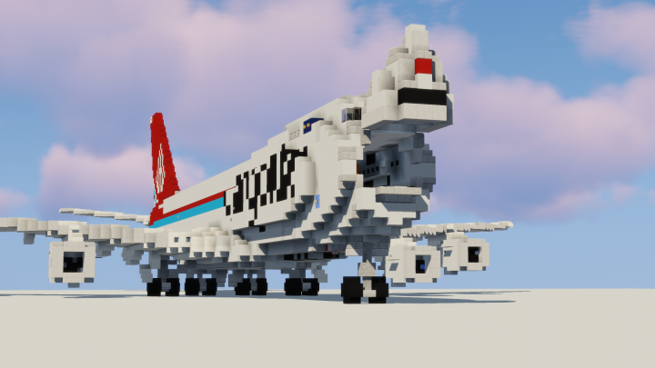 Boeing 747-8F | DOWNLOAD Minecraft Map