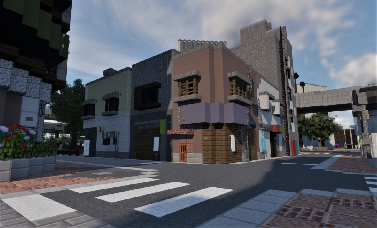 japanese style city・kamazaki station Minecraft Map