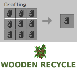 Nice Recipes (Wooden Recycle Update!) Minecraft Data Pack