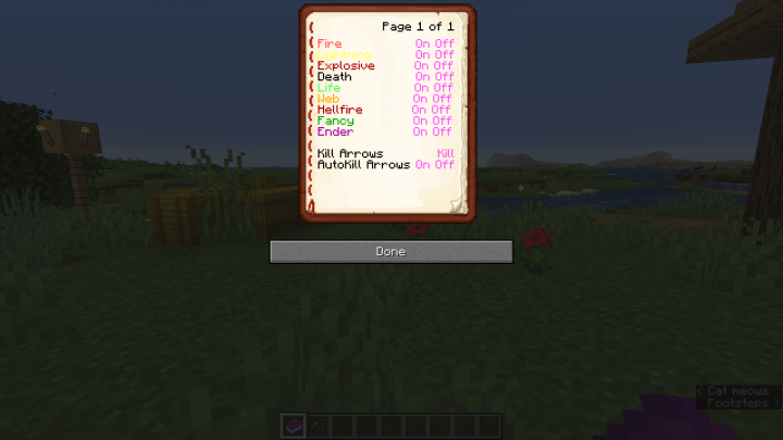 Bow Book Minecraft Data Pack
