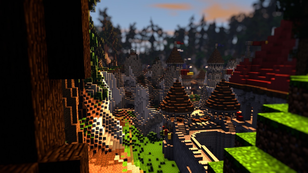 Nature and Castles [Castle War] Minecraft Map