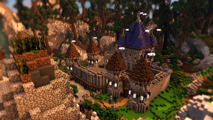 Nature and Castles [Castle War] Minecraft Map