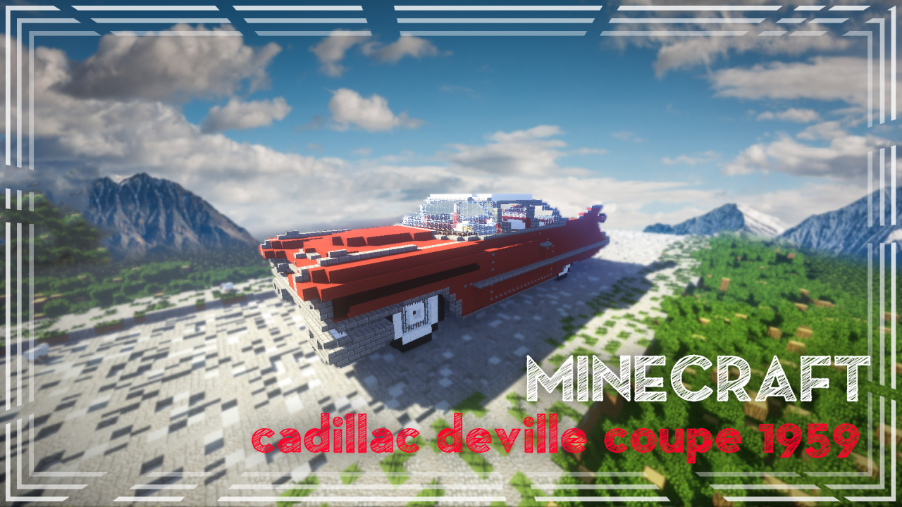 Cadillac deville Coupe 1959 Minecraft Map