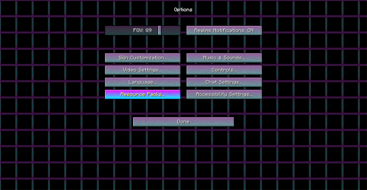 Vaporwave / Synthwave Pack Minecraft Texture Pack