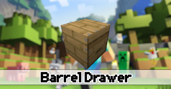 Barrel Drawer Minecraft Texture Pack