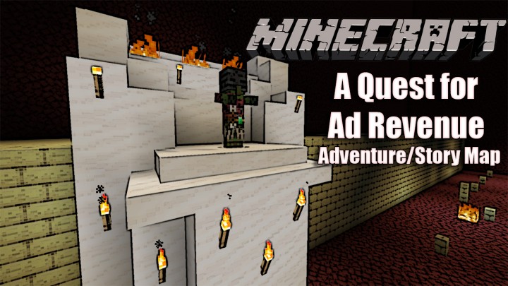 A Quest for YouTube Revenue Minecraft Map