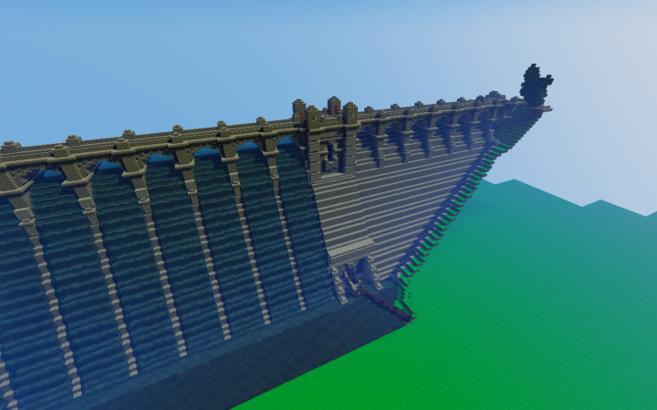 Vyrnwy Dam, Wales Minecraft Map