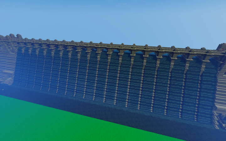 Vyrnwy Dam, Wales Minecraft Map