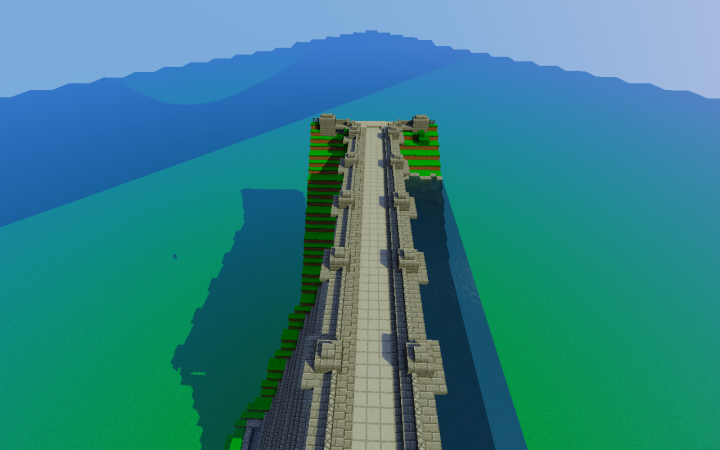 Vyrnwy Dam, Wales Minecraft Map