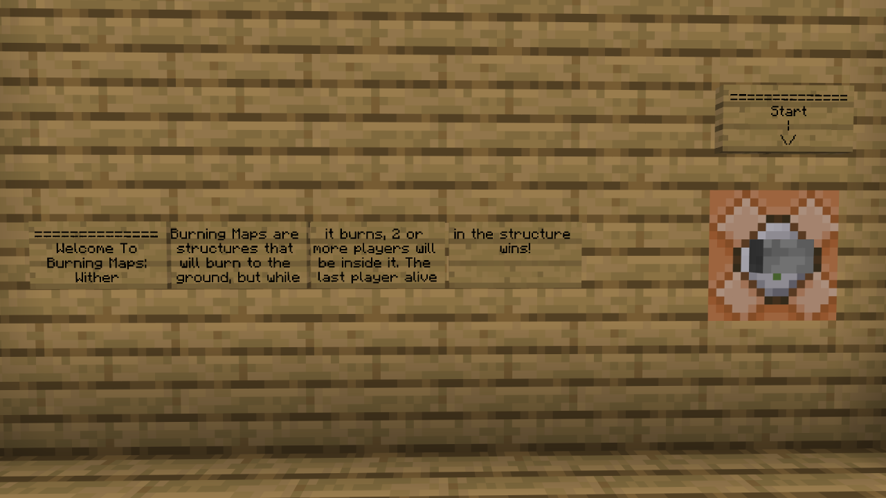 Wither Burning Map Minecraft Map