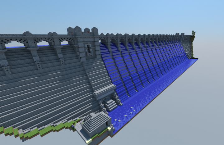 Vyrnwy Dam, Wales Minecraft Map