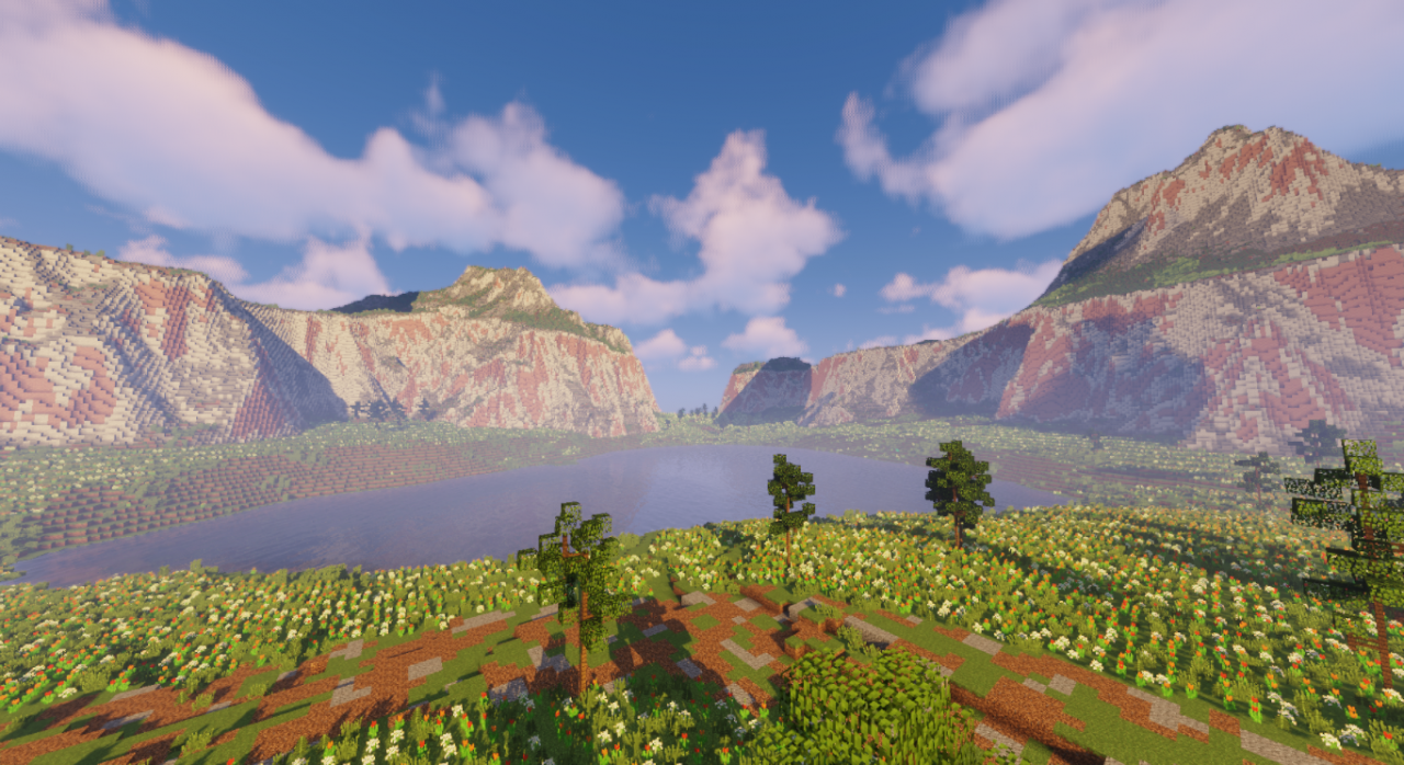 Rainbow Plateau Minecraft Map