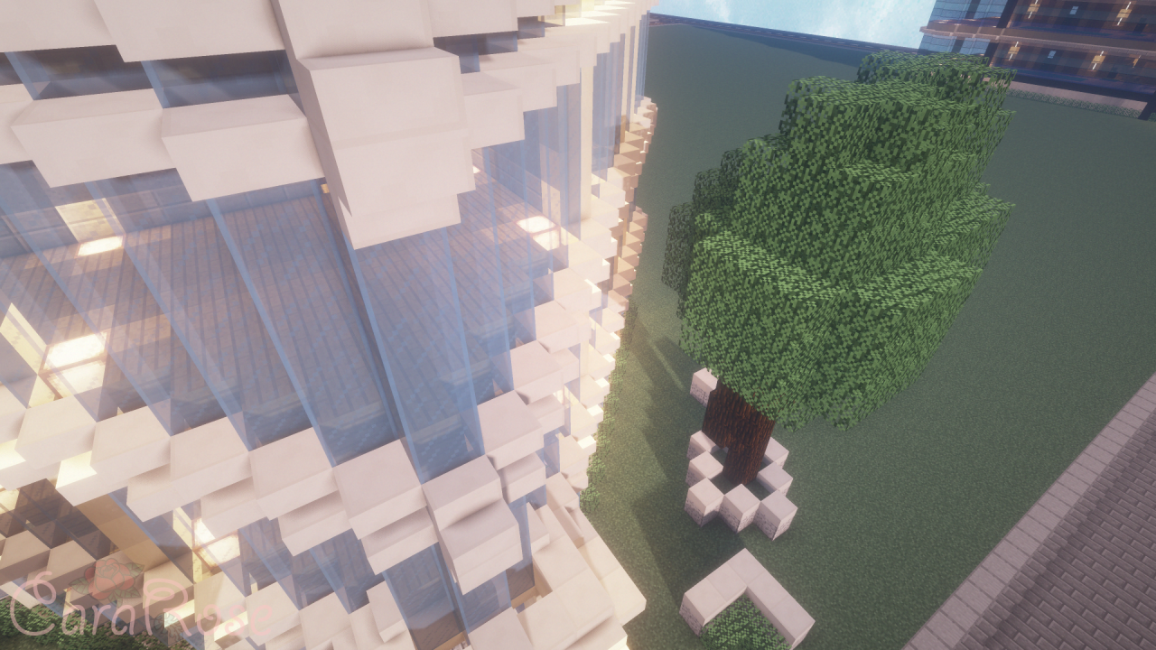 Diagonal Modern Skyscraper DT city #20 | Minecraft Timelapse Minecraft Map