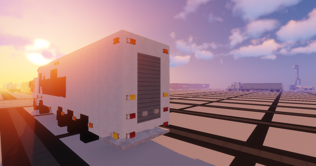 1.5:1 Scale Mercedes-Benz EUROPEAN Fedex Trucks Minecraft Map