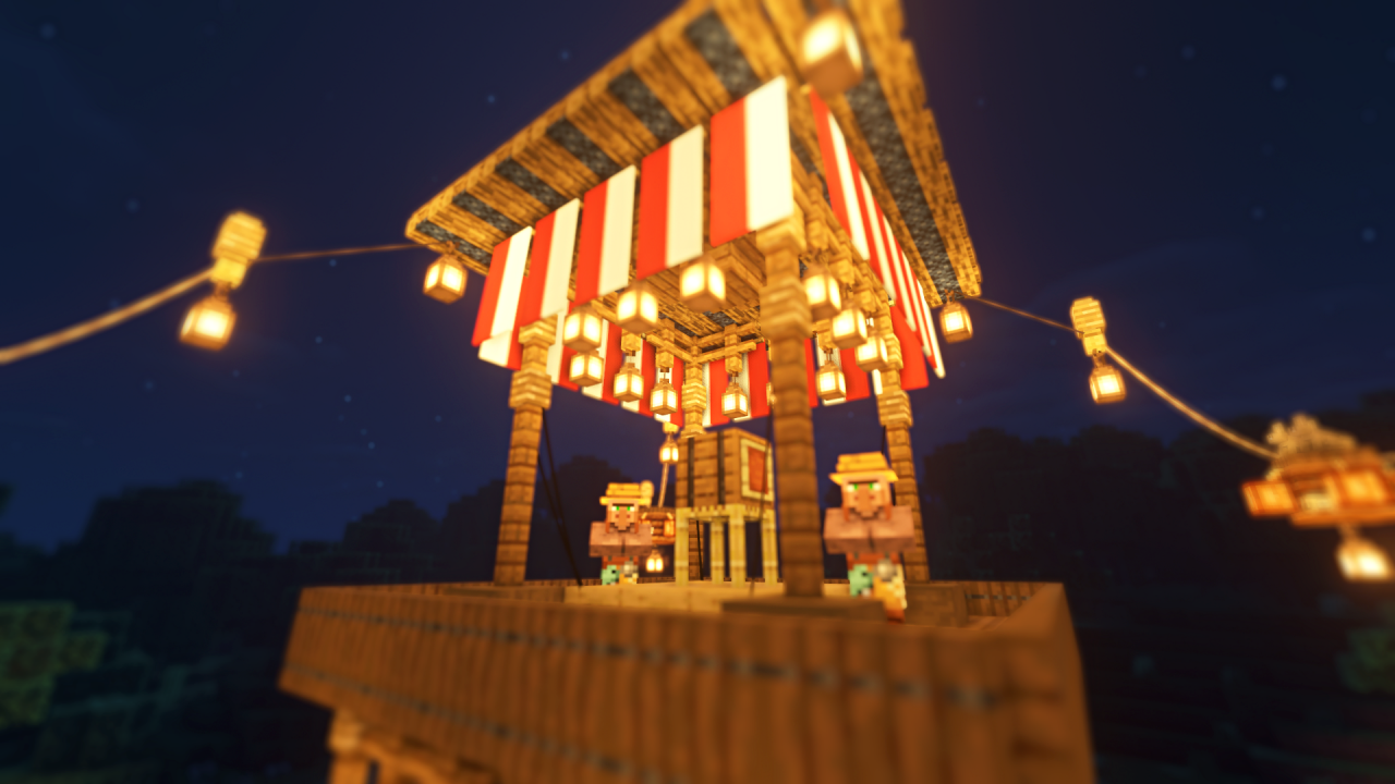 Japanese festival stage(yagura) Minecraft Map