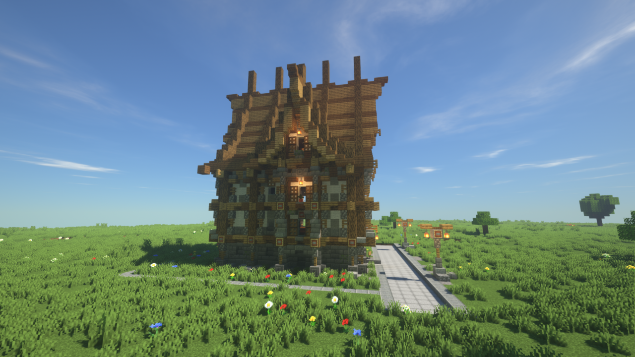 Beautiful Great Medieval House 1 | by VeeltenHD Minecraft Map
