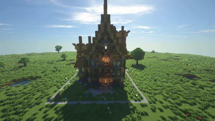 Beautiful Great Medieval House 1 | by VeeltenHD Minecraft Map