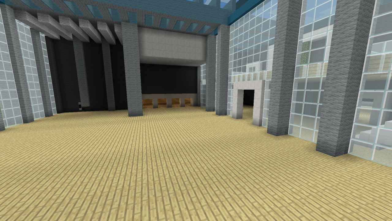 Three-hall congress centre Minecraft Map