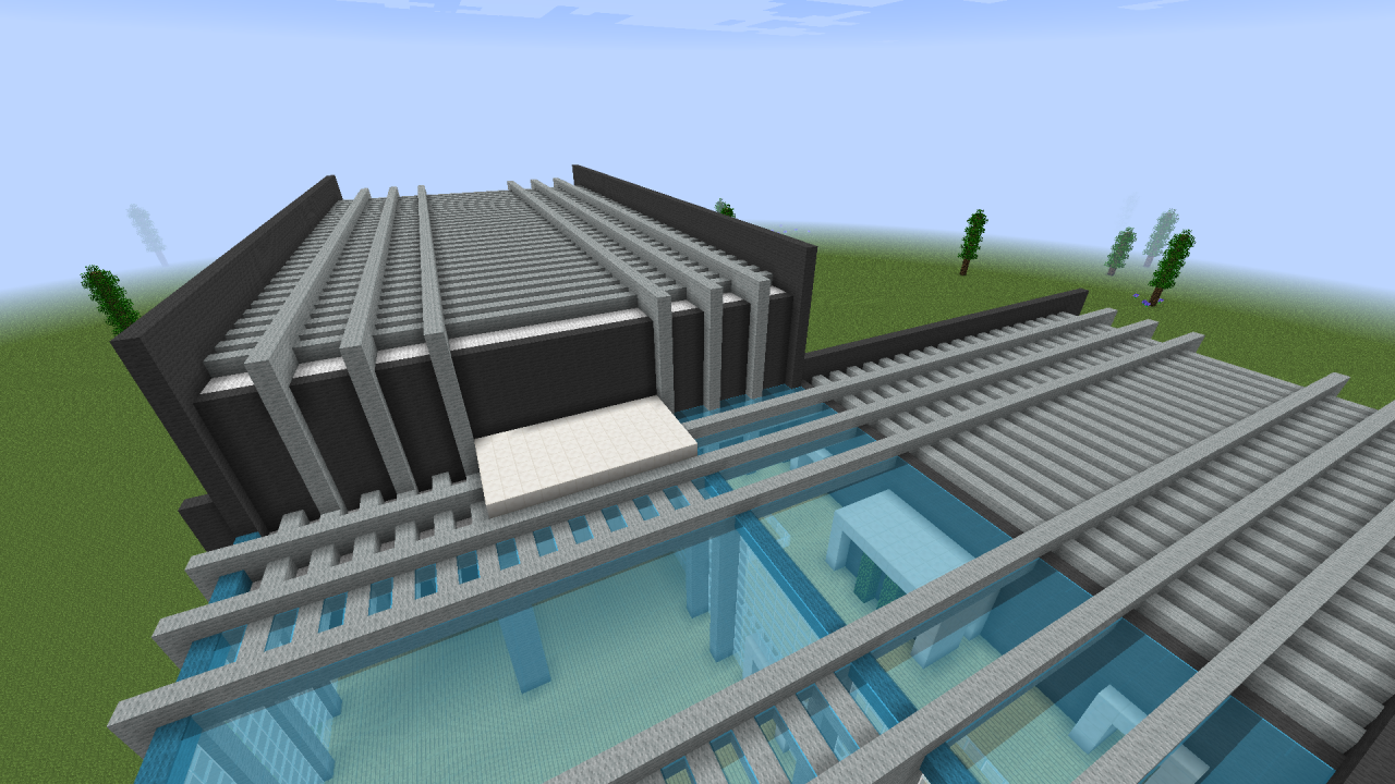 Three-hall congress centre Minecraft Map