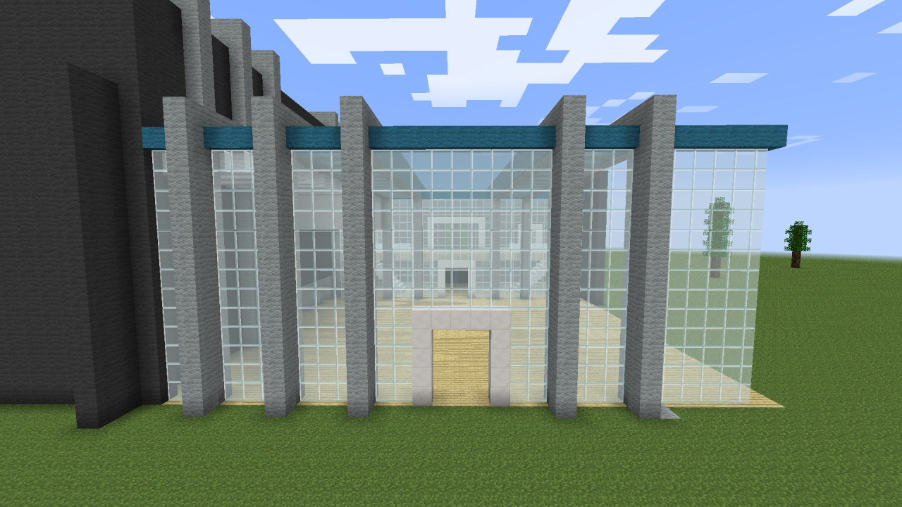 Three-hall congress centre Minecraft Map