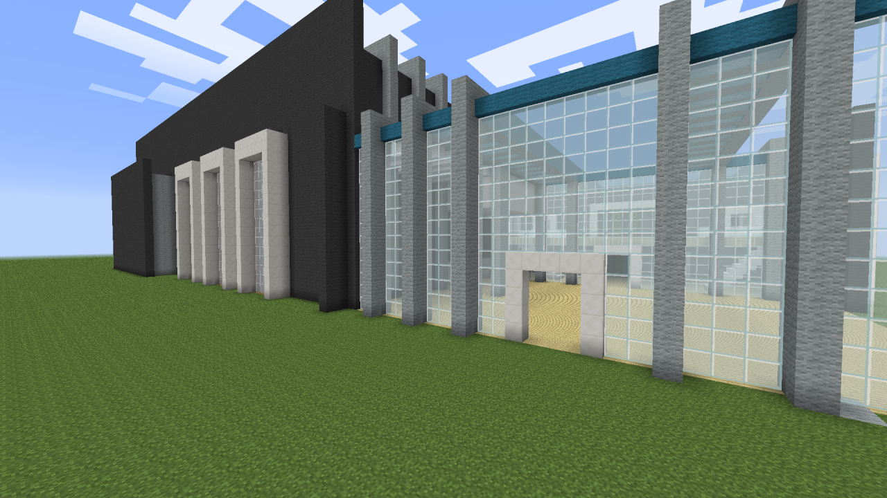 Three-hall congress centre Minecraft Map