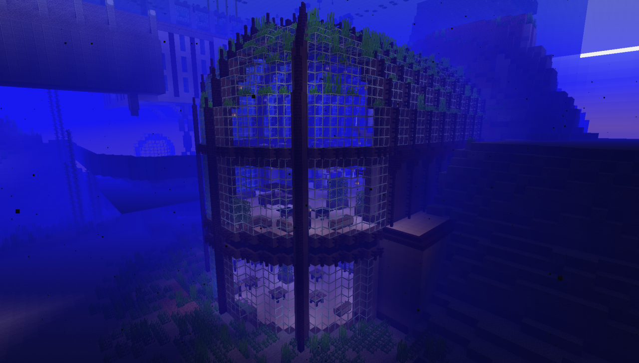 Underwater Trainstation Minecraft Map