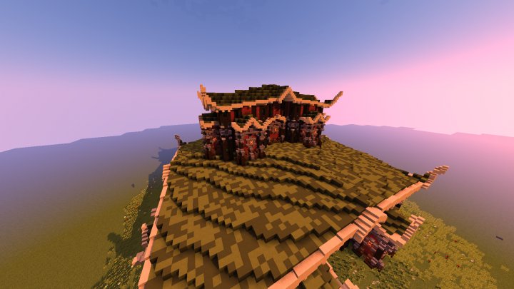 Japanese temple Minecraft Map
