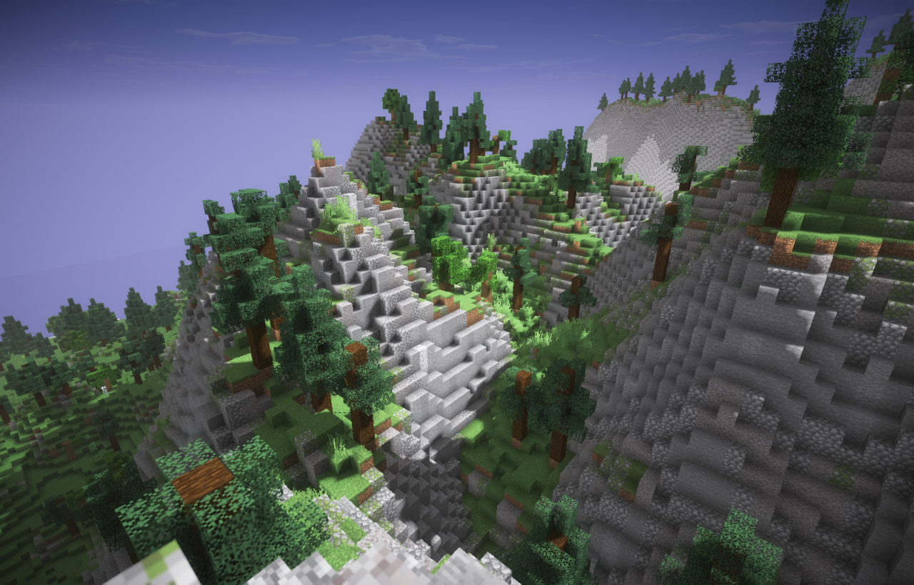 Mountainous Forests Minecraft Map