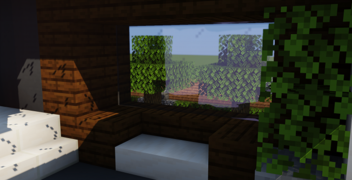 Square Modern House Minecraft Map