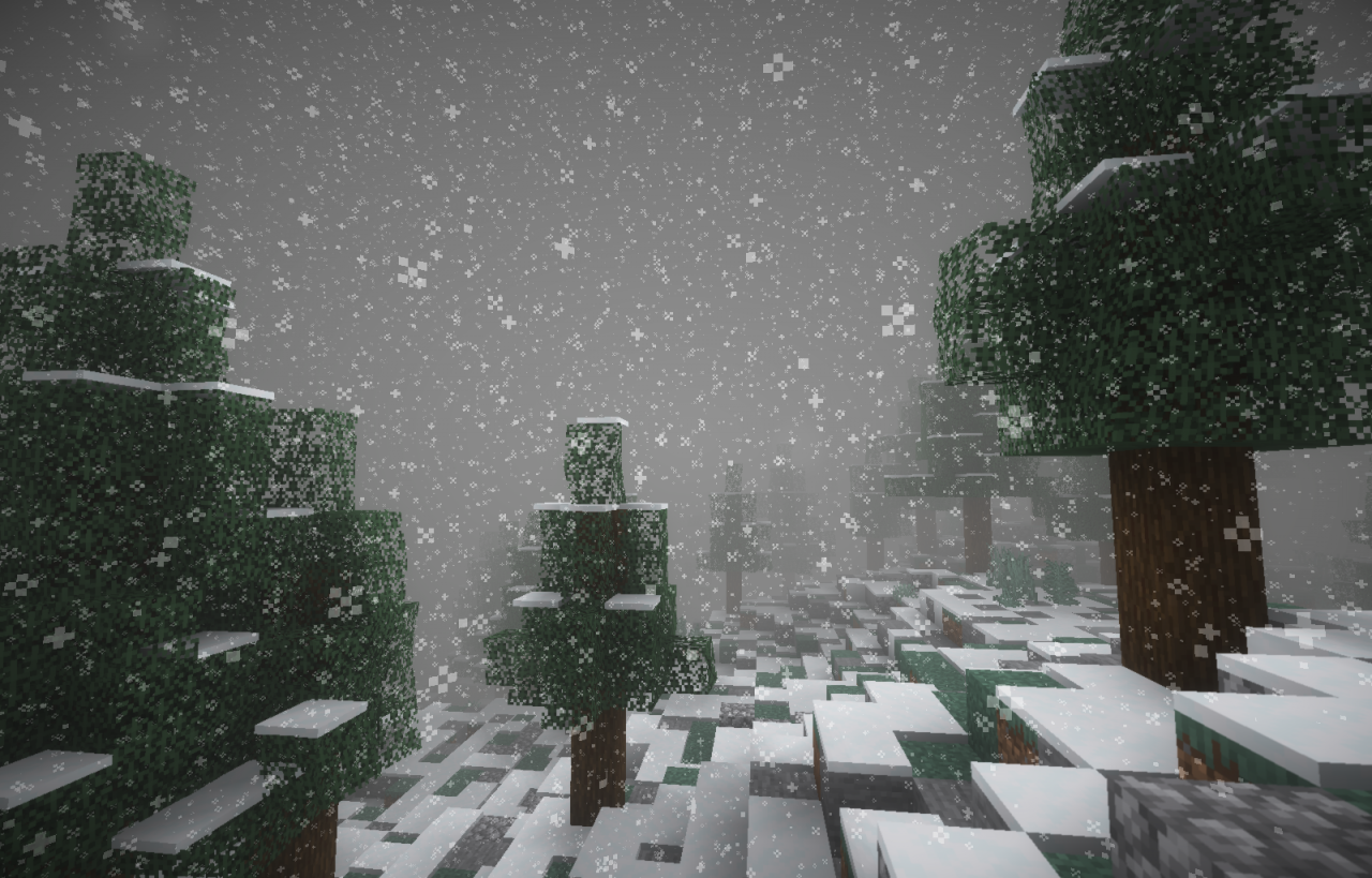 Snowy Mountains Minecraft Map
