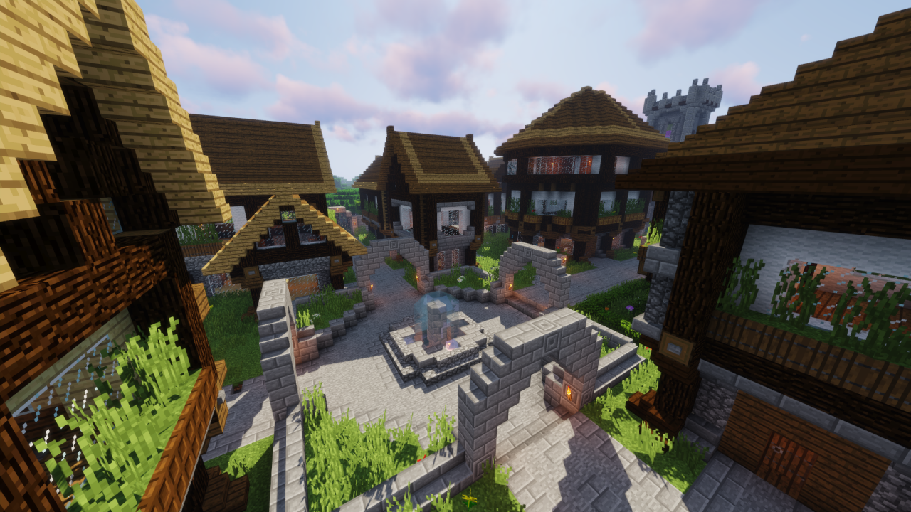 Medieval Town Minecraft Map