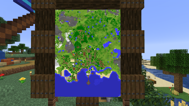 Survival World - Town Minecraft Map