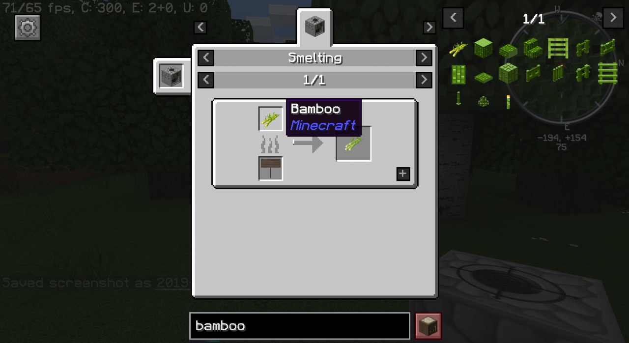 bamboo to sugar cane and back Minecraft Data Pack