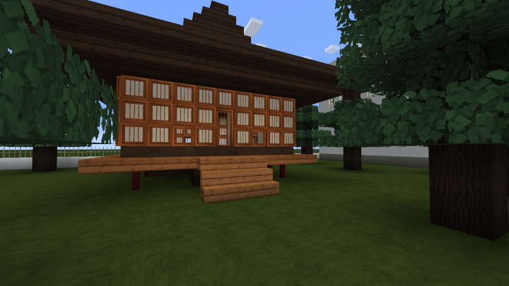 Japanese School and Town Minecraft Map