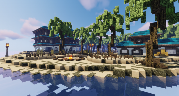 City Map - Beach Resort Minecraft Map