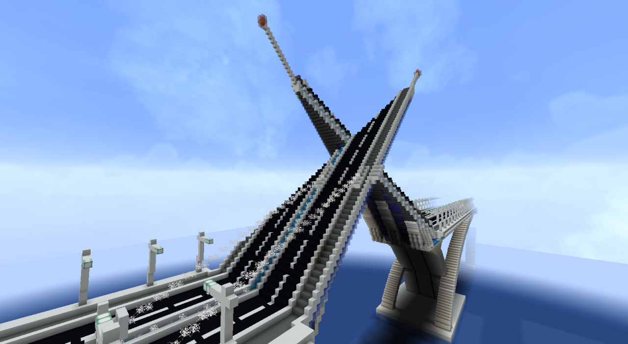 the Bridge from the japanese animation: "Kiznaiver" Minecraft Map