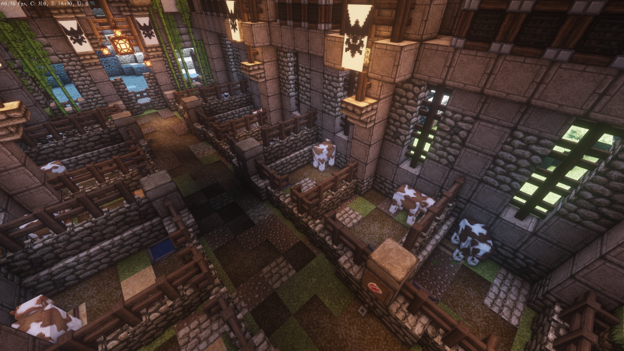 [PROJECT: "M4"] - Medieval Barn Minecraft Map