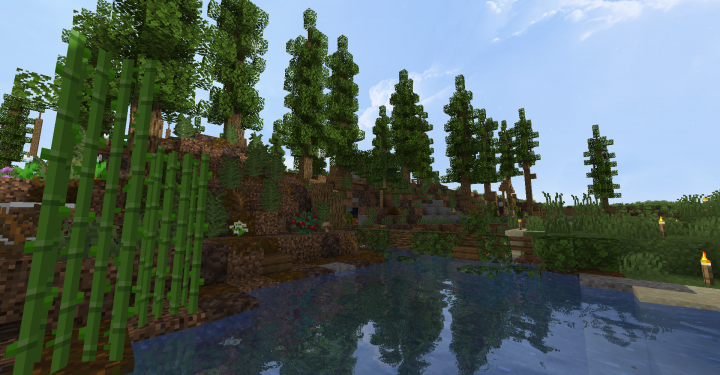 Temperate forest [Custom biome] Minecraft Map