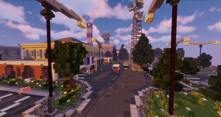 La R.A.D.E du crime (centre de police) Minecraft Map