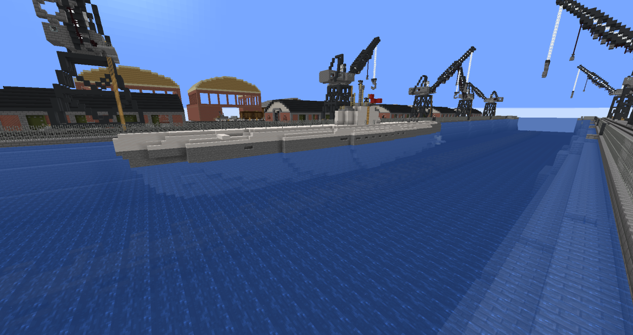 Typ 21 german submarine Minecraft Map