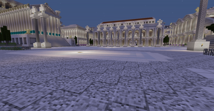Classical Forum (work in progress) in color Minecraft Map